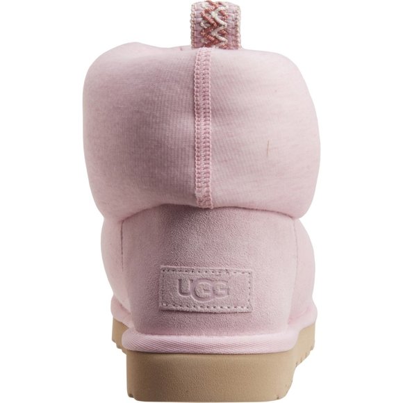 UGG | Shoes | Ugg Classic Mini Fur Jersey Cozy Boots Size 7 Light Pink ...